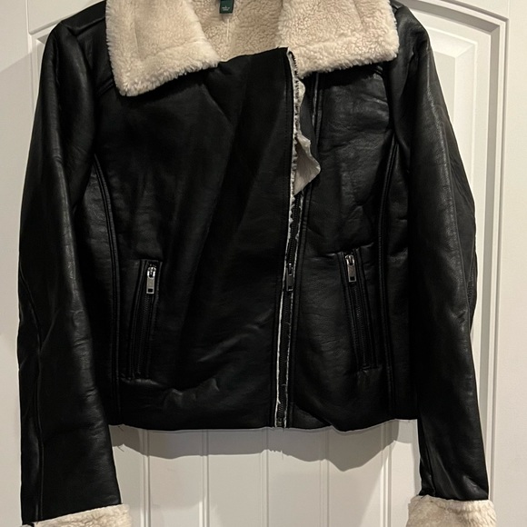 wild fable | Jackets & Coats | Wild Fable Shearling Lined Pleather ...